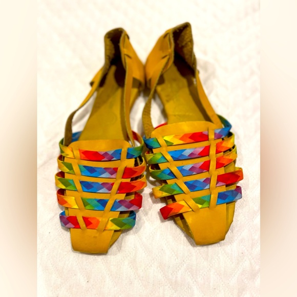 Shoes | Rainbow Mexican Huaraches Sandals | Poshmark